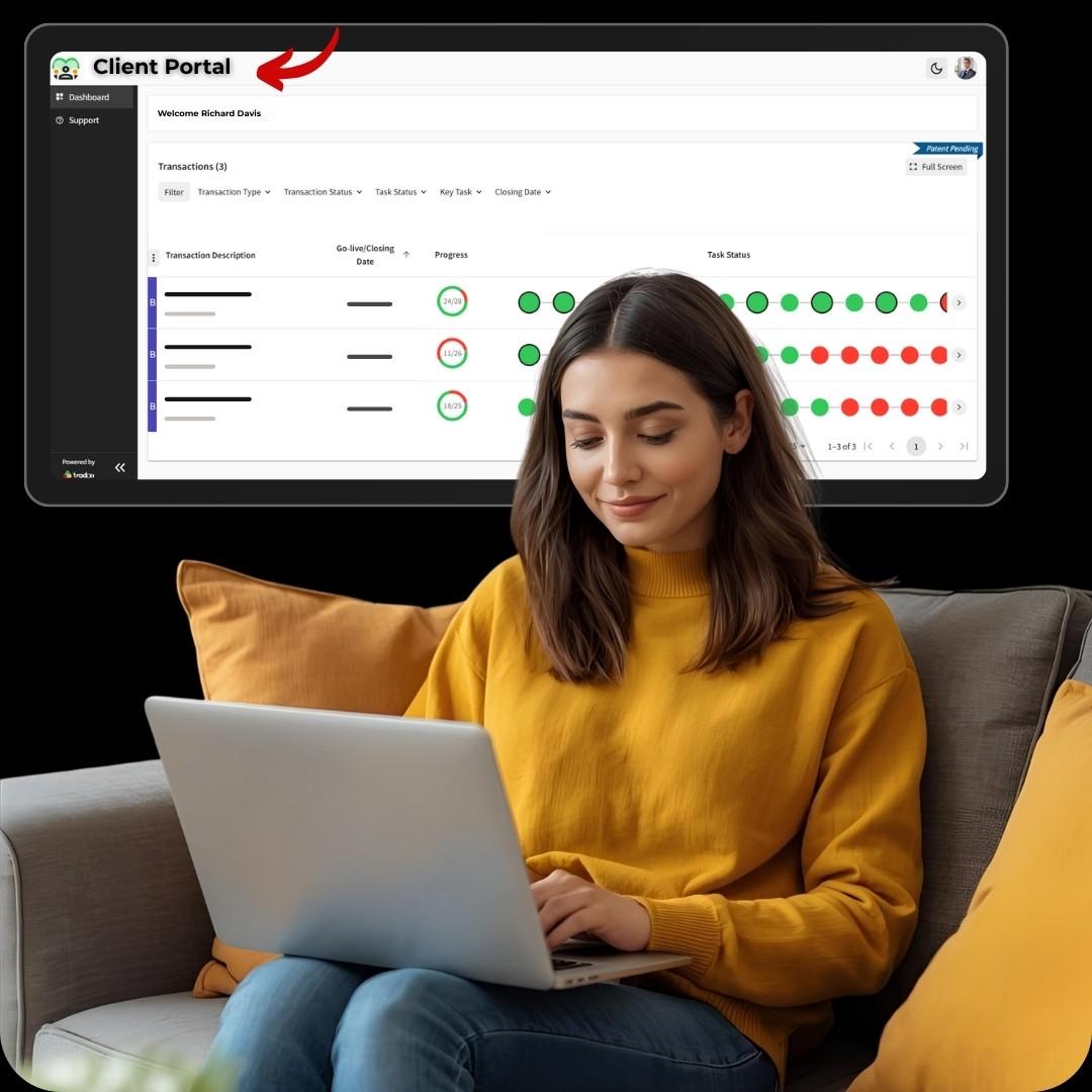 Real Estate Client Portal for Agents | Trackxi